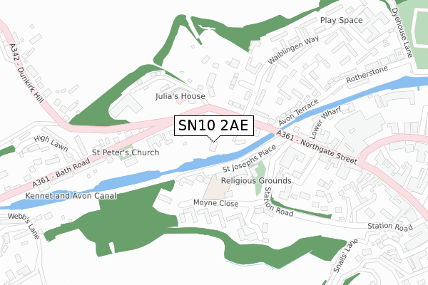 SN10 2AE maps, stats, and open data