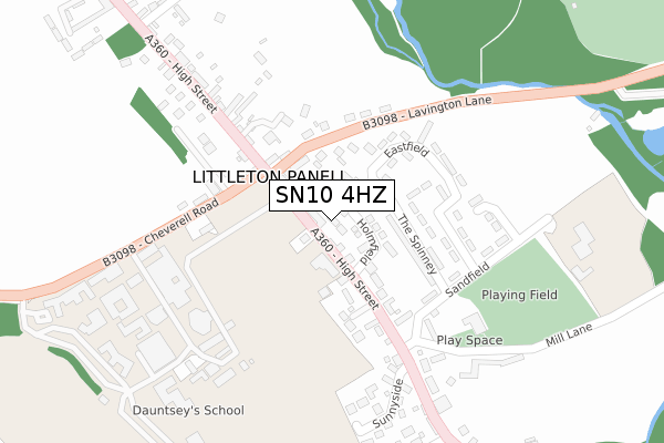 SN10 4HZ maps, stats, and open data