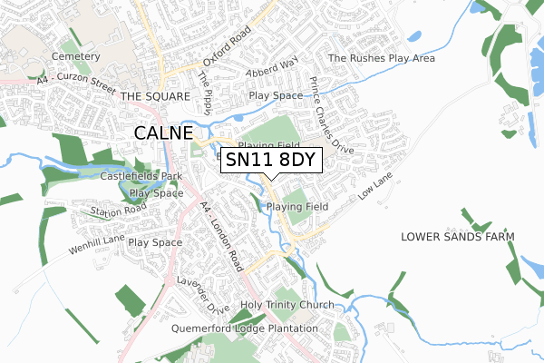 SN11 8DY maps, stats, and open data