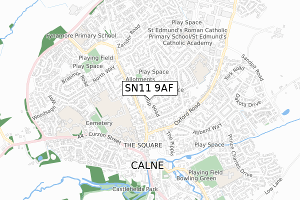 SN11 9AF maps, stats, and open data