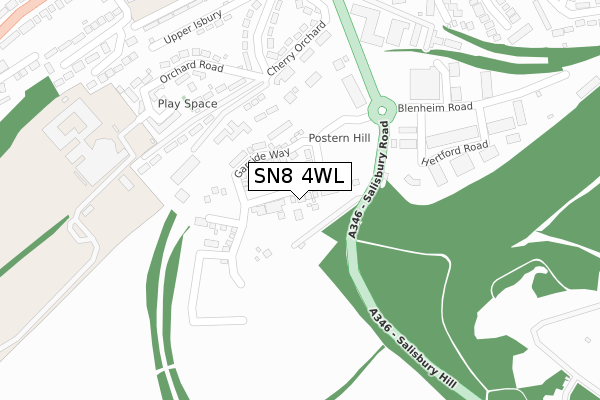 SN8 4WL maps, stats, and open data