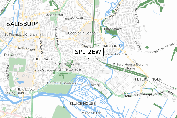 SP1 2EW maps, stats, and open data