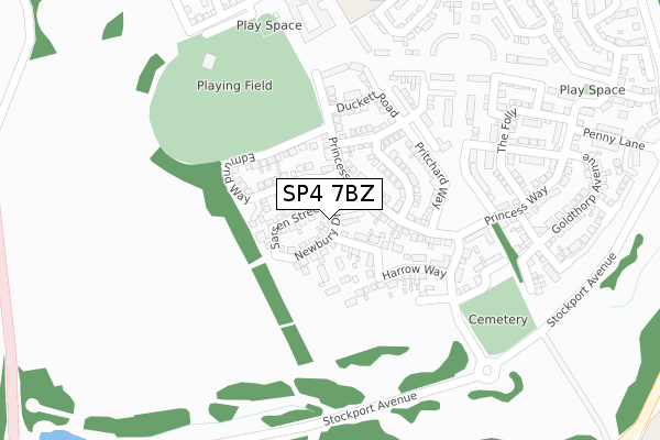 SP4 7BZ maps, stats, and open data