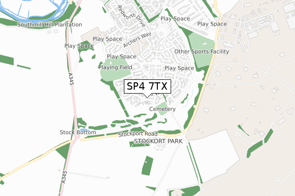 SP4 7TX maps, stats, and open data