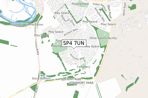 SP4 7UN maps, stats, and open data