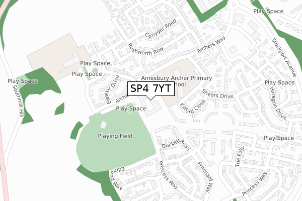 SP4 7YT maps, stats, and open data