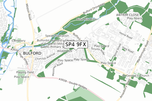 SP4 9FX maps, stats, and open data