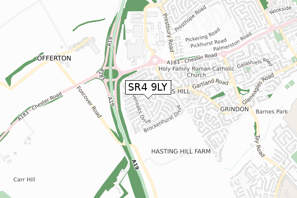 SR4 9LY maps, stats, and open data