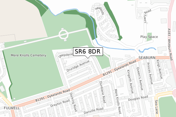 SR6 8DR maps, stats, and open data