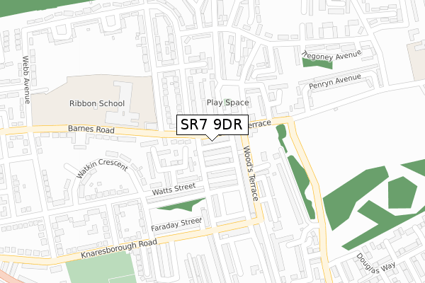 SR7 9DR maps, stats, and open data
