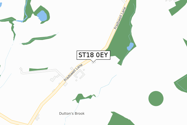 ST18 0EY maps, stats, and open data