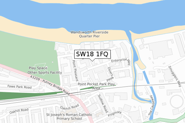SW18 1FQ maps, stats, and open data