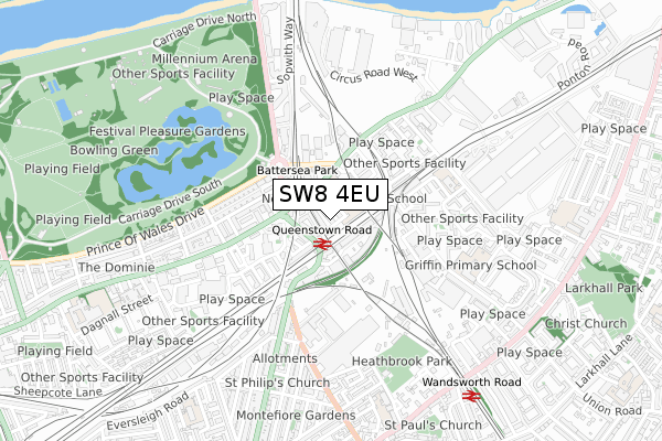 SW8 4EU maps, stats, and open data