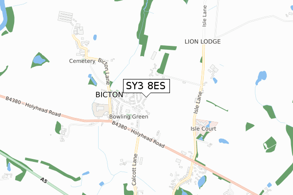 SY3 8ES maps, stats, and open data