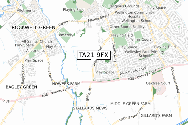 TA21 9FX maps, stats, and open data