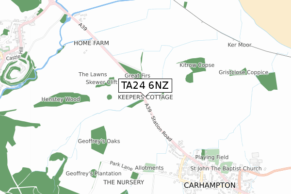 TA24 6NZ maps, stats, and open data