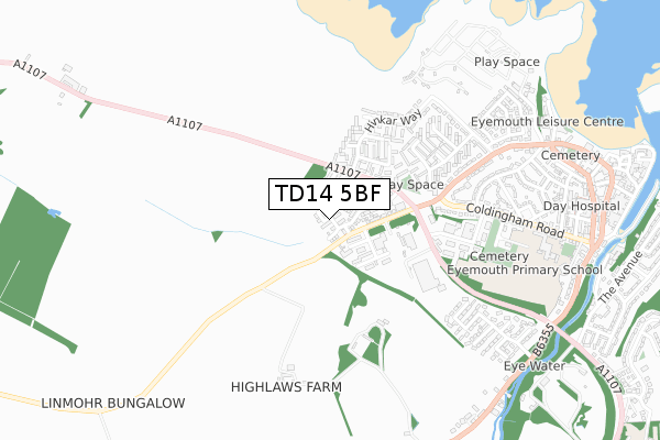 TD14 5BF maps, stats, and open data