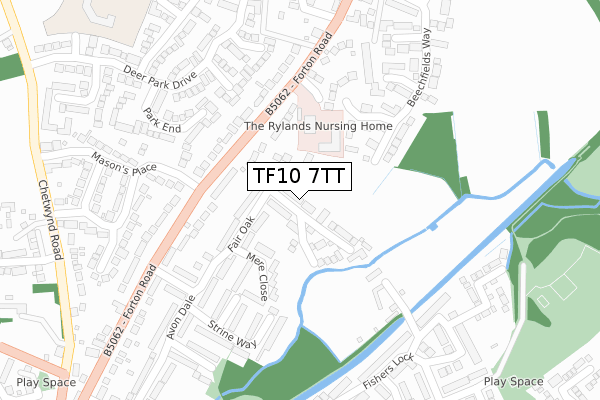 TF10 7TT maps, stats, and open data