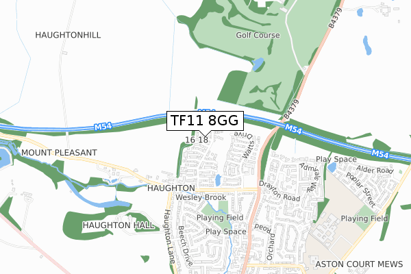 TF11 8GG maps, stats, and open data