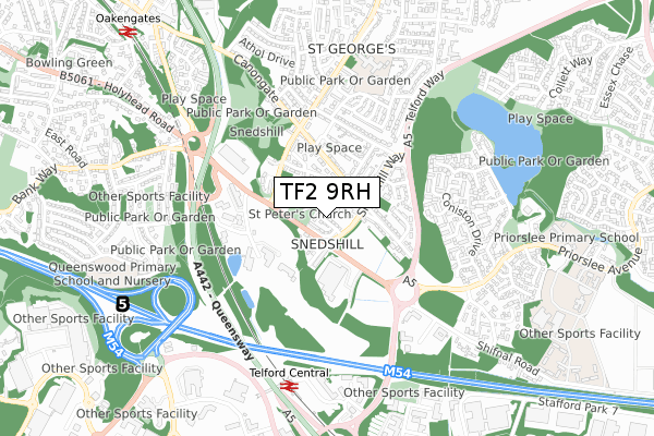 TF2 9RH maps, stats, and open data