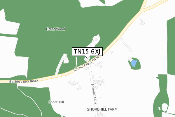 TN15 6XJ maps, stats, and open data