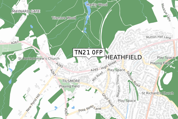 TN21 0FP maps, stats, and open data