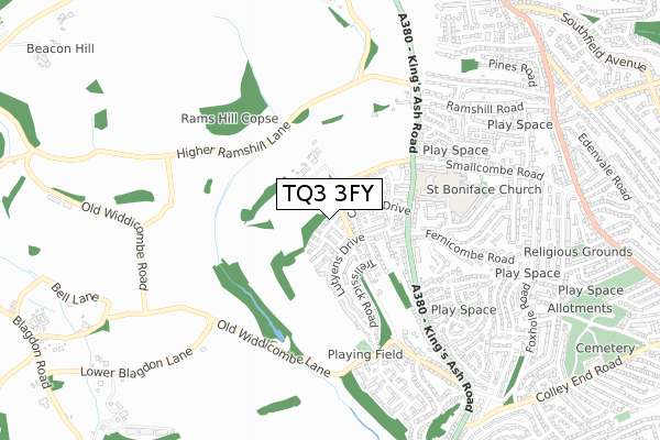 TQ3 3FY maps, stats, and open data