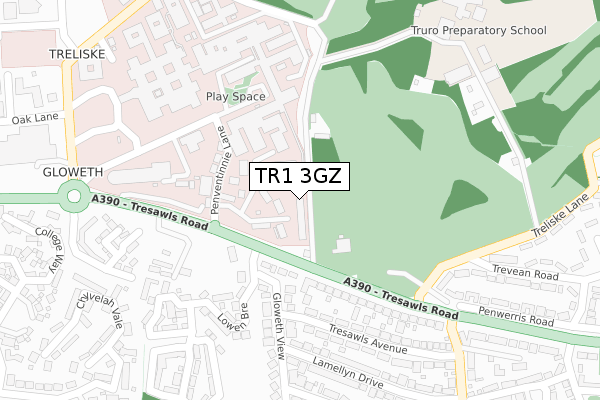 TR1 3GZ maps, stats, and open data