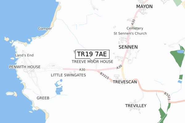 TR19 7AE maps, stats, and open data