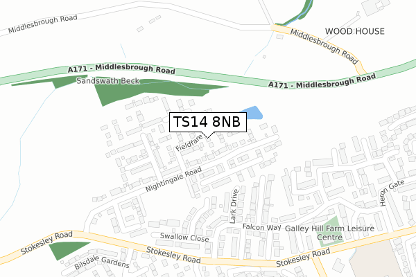 TS14 8NB maps, stats, and open data