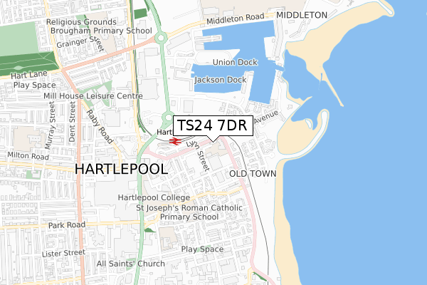 TS24 7DR maps, stats, and open data