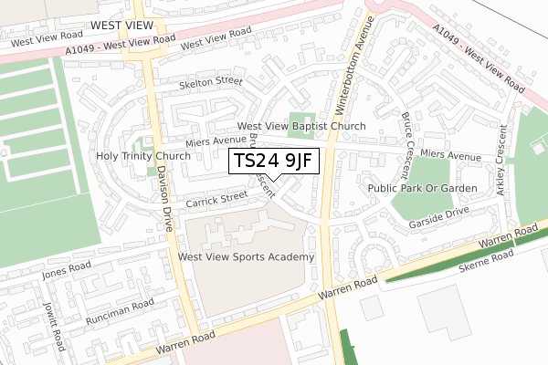 TS24 9JF maps, stats, and open data