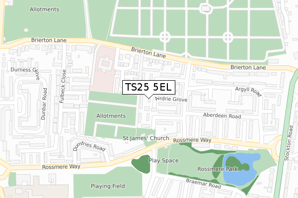 TS25 5EL maps, stats, and open data