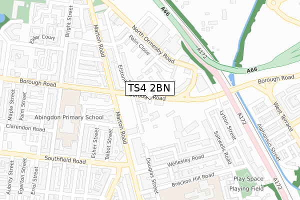 TS4 2BN maps, stats, and open data