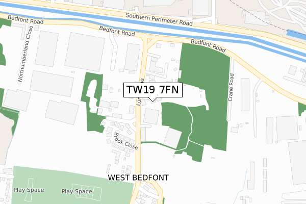 TW19 7FN maps, stats, and open data