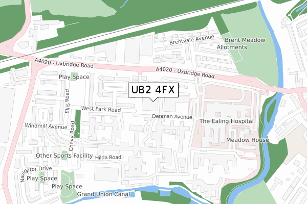 UB2 4FX maps, stats, and open data