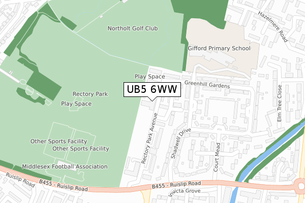 UB5 6WW maps, stats, and open data