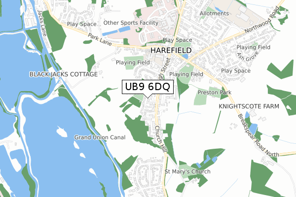 UB9 6DQ maps, stats, and open data