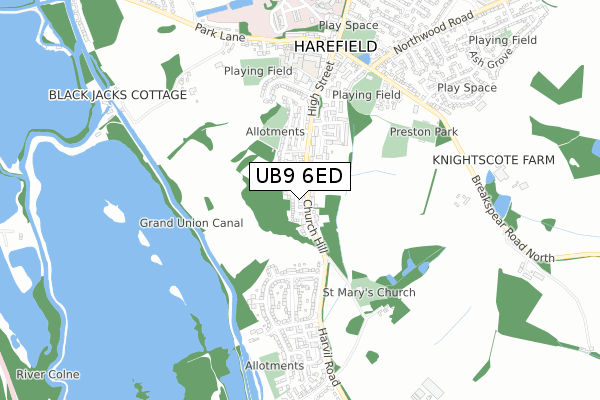 UB9 6ED maps, stats, and open data