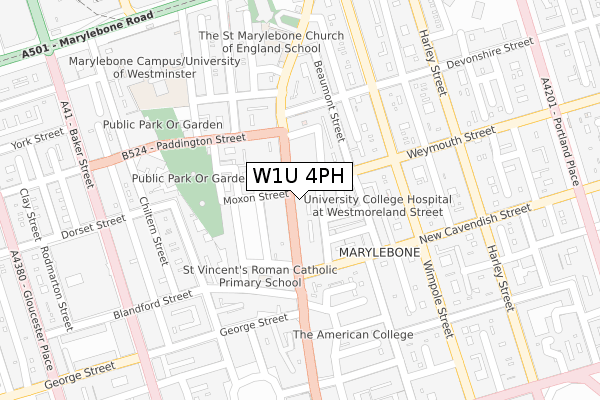 W1U 4PH maps, stats, and open data