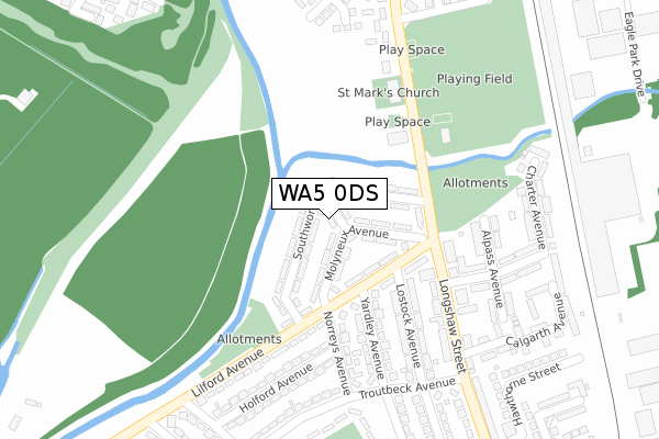 WA5 0DS maps, stats, and open data