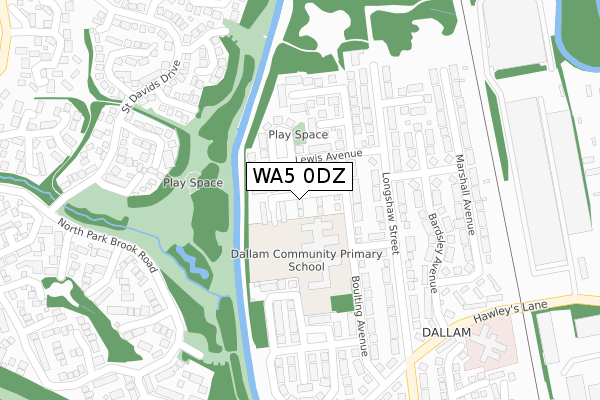 WA5 0DZ maps, stats, and open data