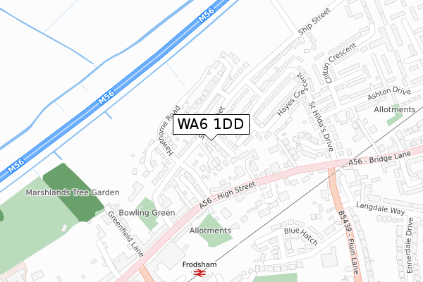 WA6 1DD maps, stats, and open data