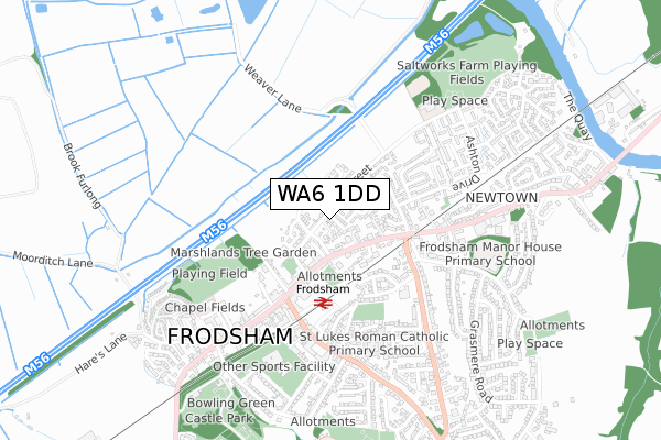 WA6 1DD maps, stats, and open data