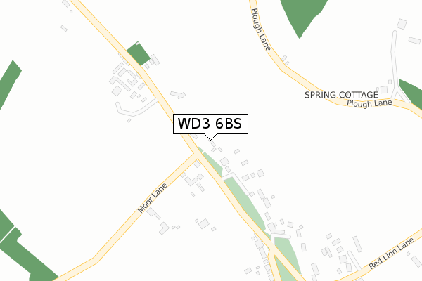 WD3 6BS maps, stats, and open data