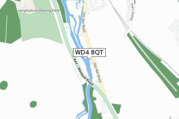 WD4 8QT maps, stats, and open data