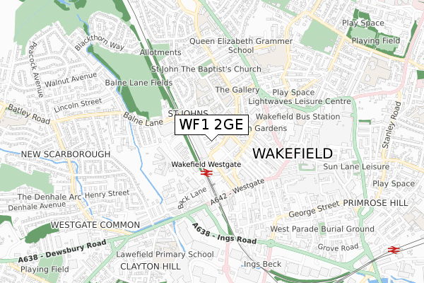 WF1 2GE maps, stats, and open data