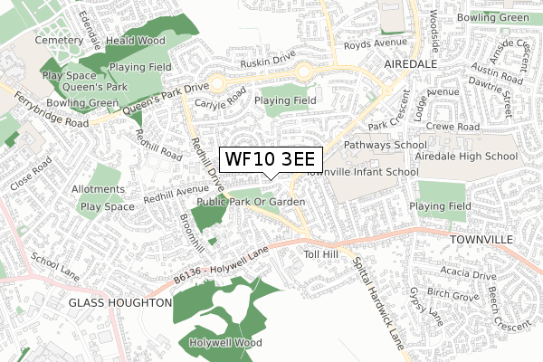 WF10 3EE maps, stats, and open data