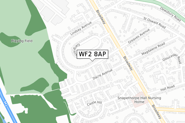 WF2 8AP maps, stats, and open data