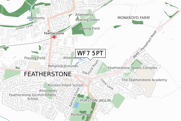 WF7 5PT maps, stats, and open data